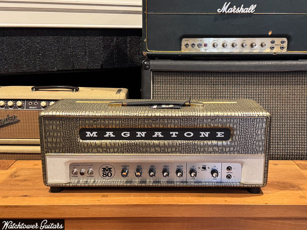 Magnatone Super Fifty-Nine M80 Head Gold Crocodile – Watchtower Guitars