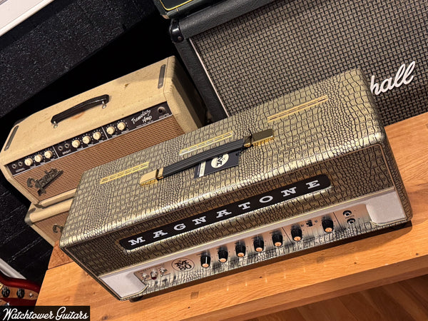 Magnatone Super Fifty-Nine M80 Head Gold Crocodile – Watchtower Guitars