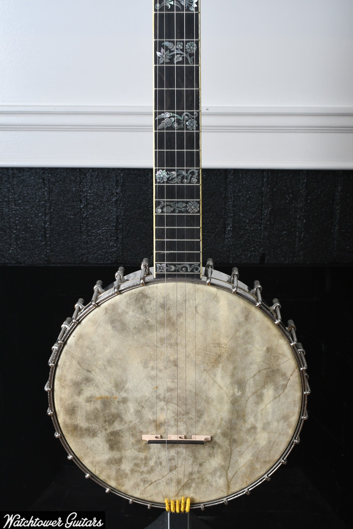 1990's Unger 5-String Banjo Spun rim from a circa 1895 Fairbanks Speci ...