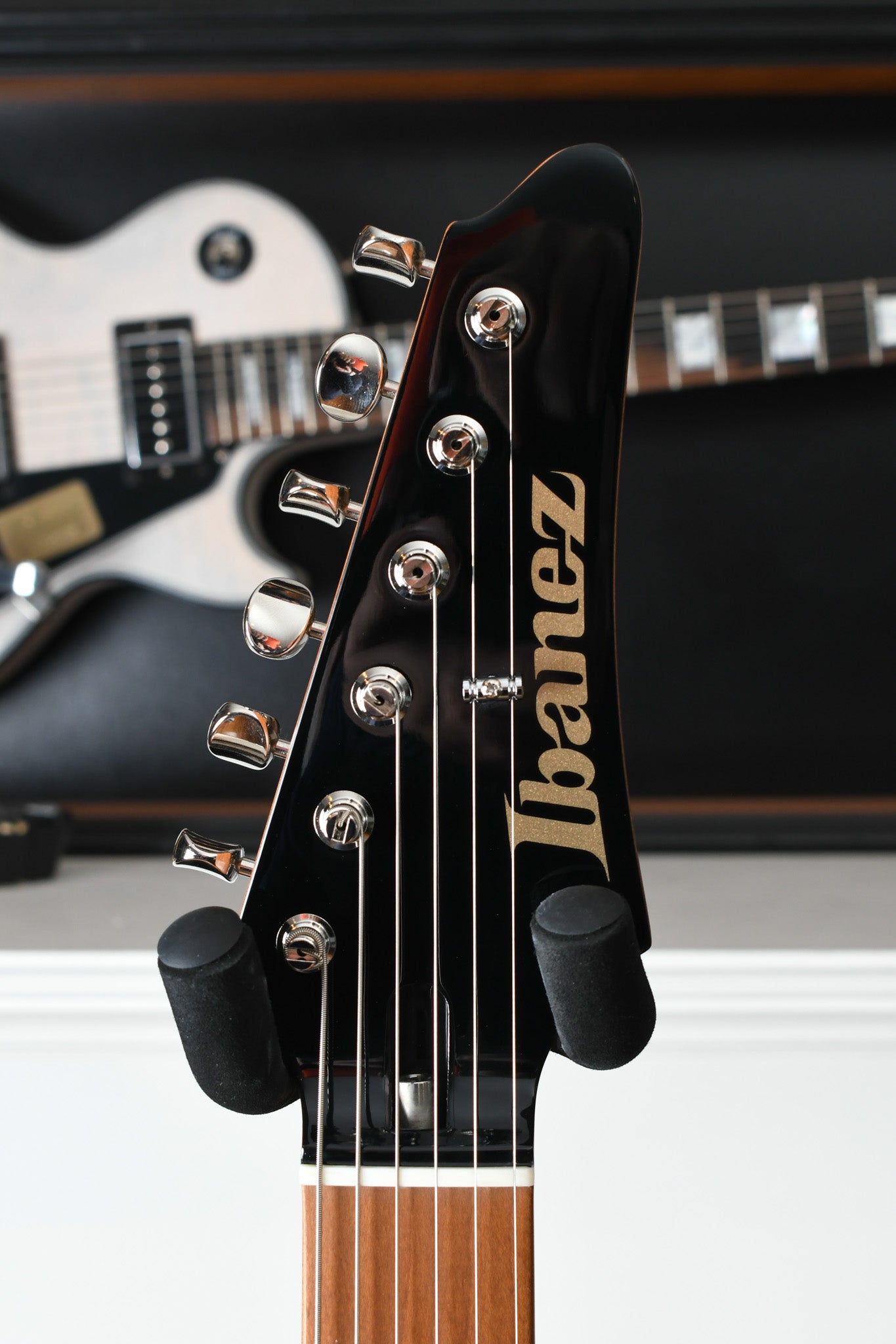 2022 Ibanez Josh Smith Signature FLAVTV1 Black – Watchtower Guitars