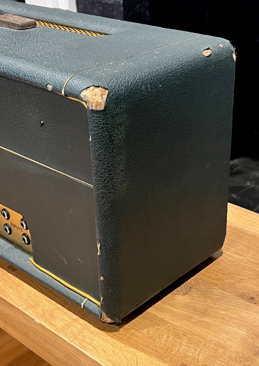 1969 Marshall Super Bass 100 Watt Head Metal Panel – Watchtower Guitars