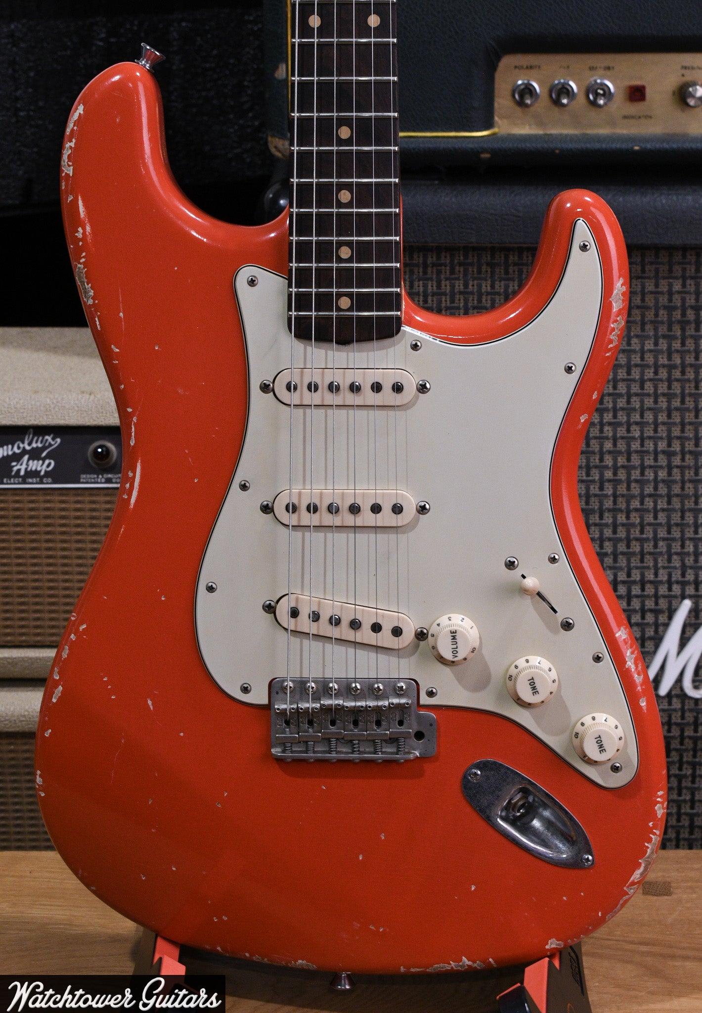 2022 SVL S '61 Reserve Brazilian Fiesta Red – Watchtower Guitars
