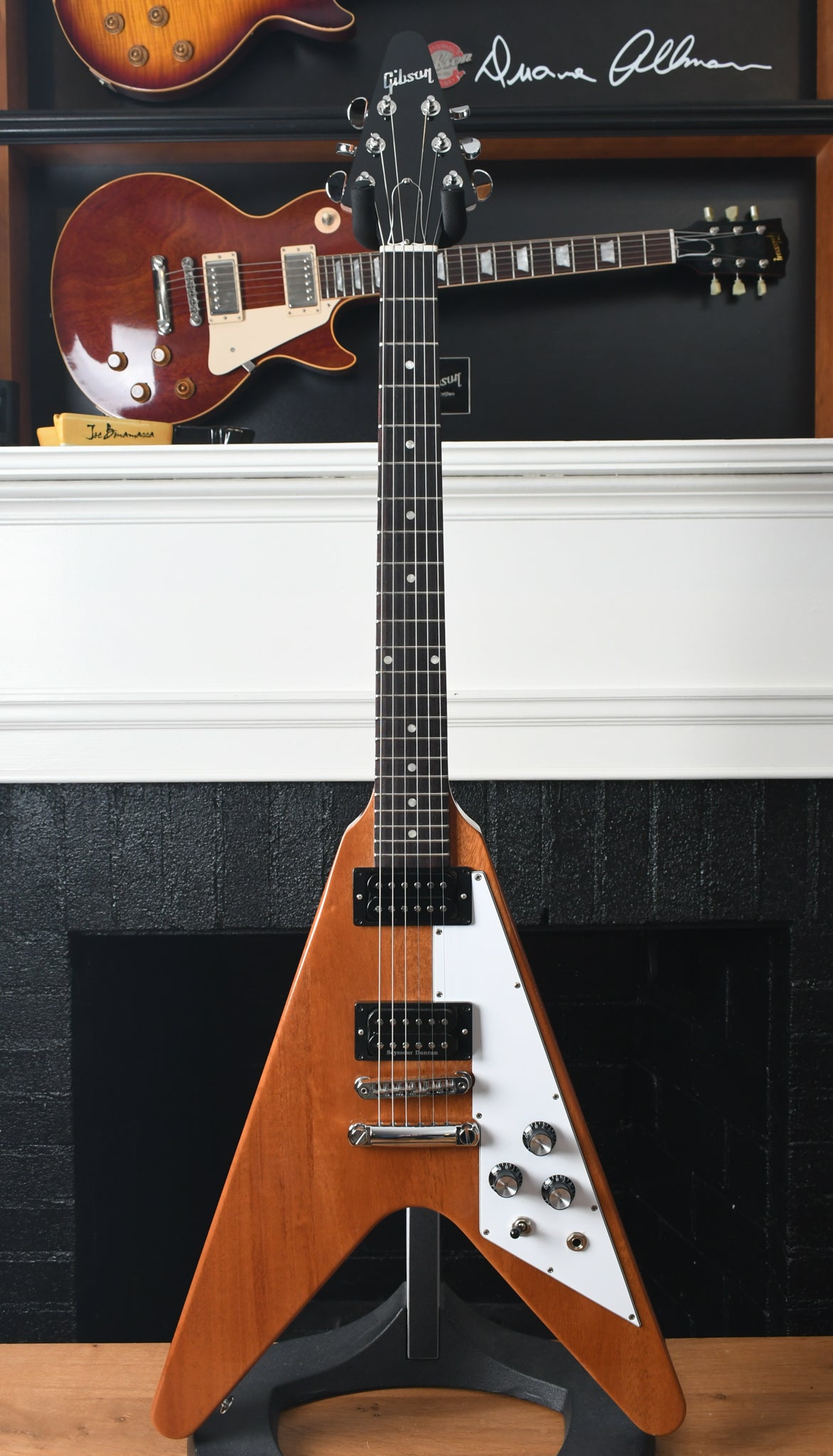 2023 Gibson Flying V Duncan Pickups Antique Natural – Watchtower Guitars