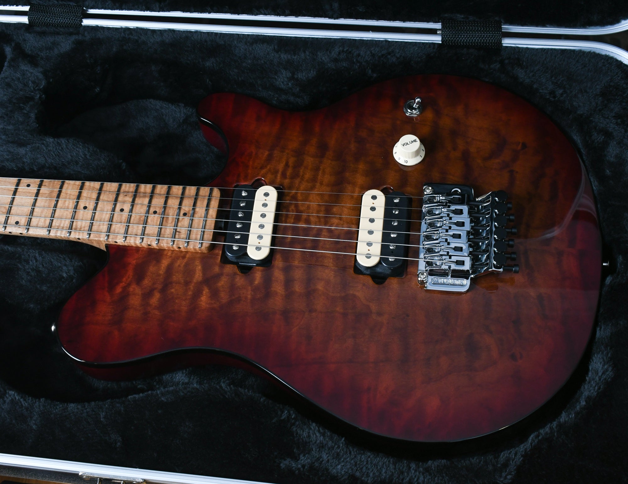 Ernie Ball Music Man Axis Roasted Amber Quilt – Watchtower Guitars