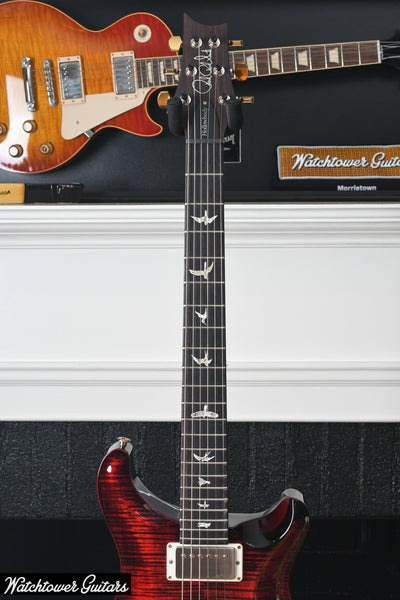 Paul Reed Smith PRS Hollowbody II Piezo 10 Top *Custom Color* Fire Red ...