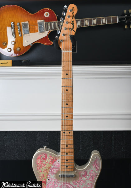 1968 Original Fender Neck Crook Telecaster Aged Gold Paisley Voodoo TE ...