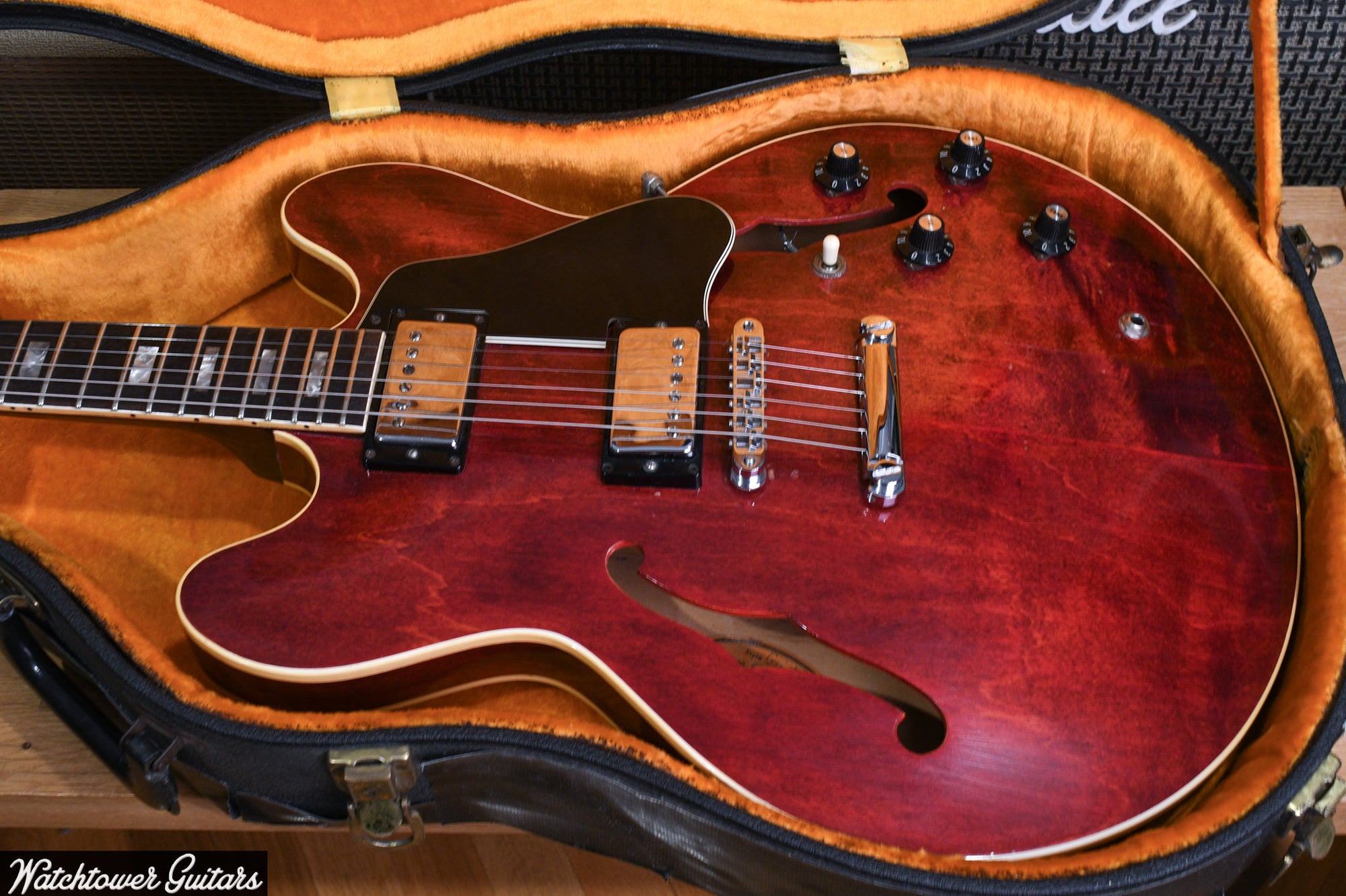 1969 Gibson ES-335 Cherry Red – Watchtower Guitars
