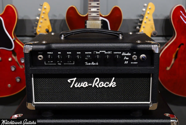 Two Rock Studio Pro 35 Head Black Bronco Tolex – Watchtower Guitars