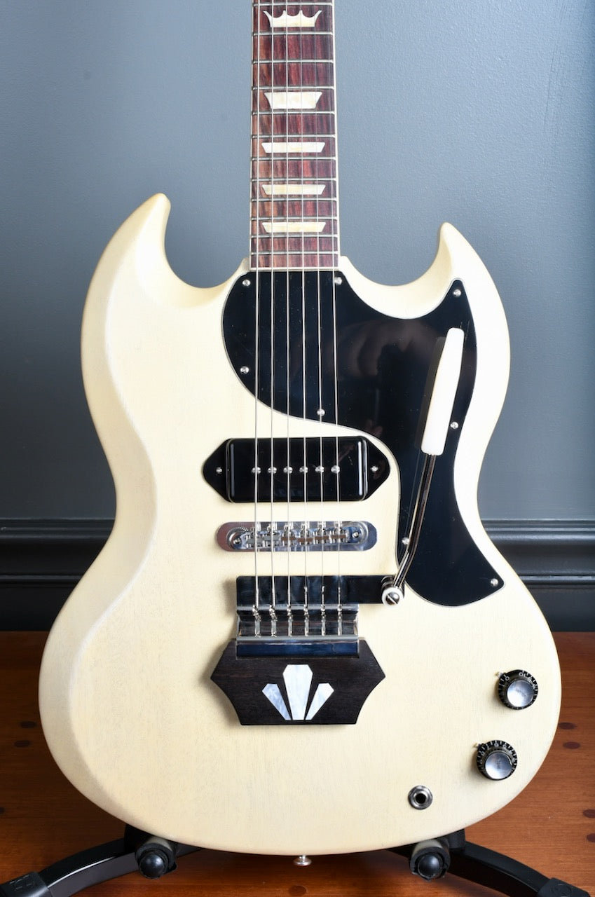 2020 Gibson Brian Ray Signature '62 SG Jr White Fox – Watchtower Guitars