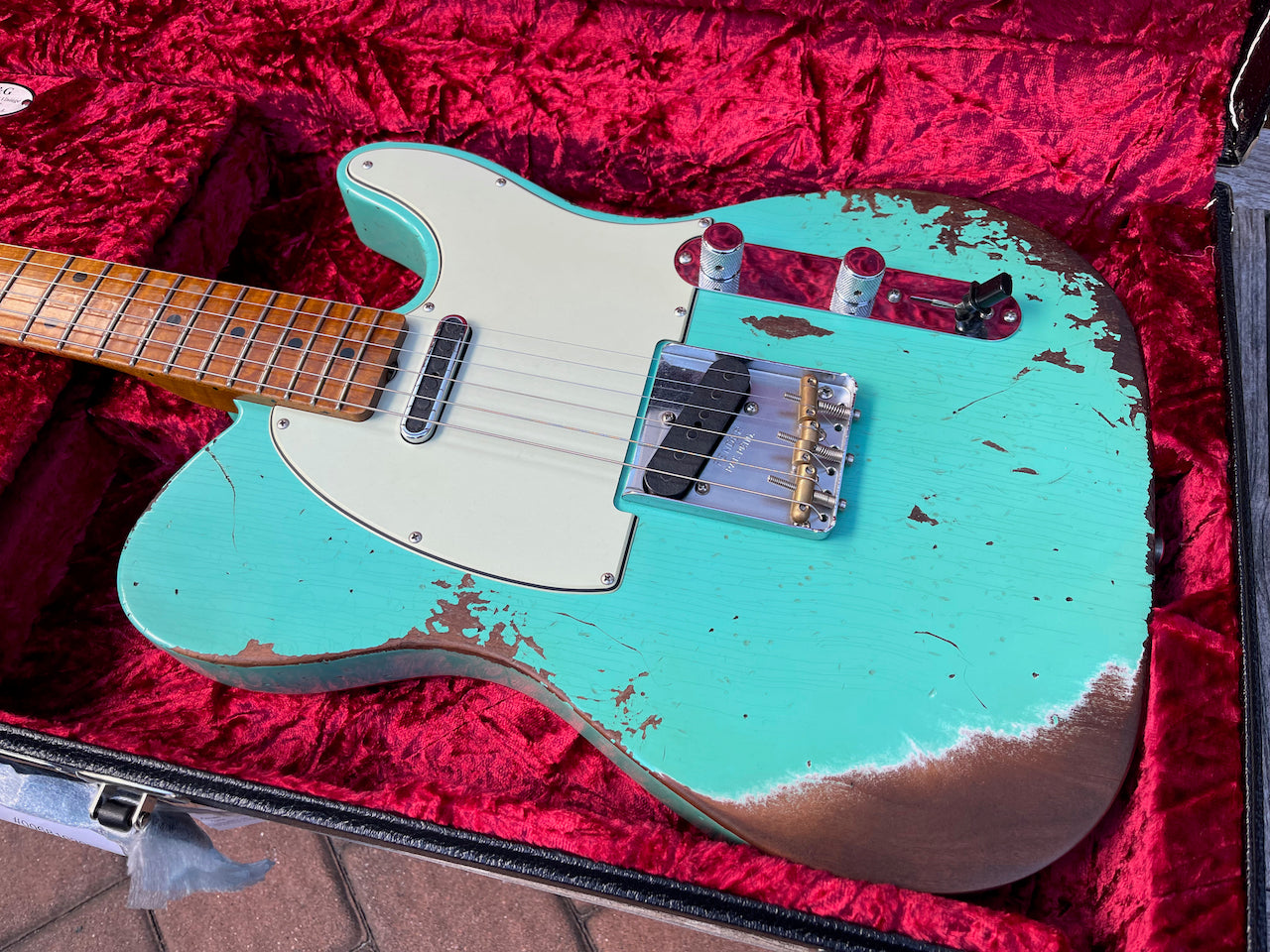 2020 Fender Custom Shop '63 Telecaster GT11 Heavy Relic Seafoam Green ...