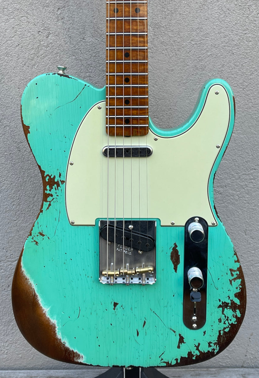 2020 Fender Custom Shop '63 Telecaster GT11 Heavy Relic Seafoam Green ...