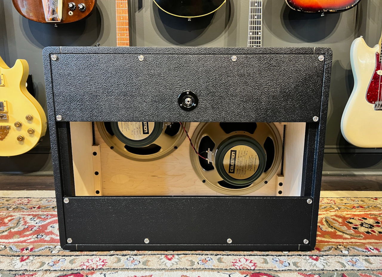 Germino Lead 55 LV Master Volume & Style II 2x12 Cabinet Black Tolex ...