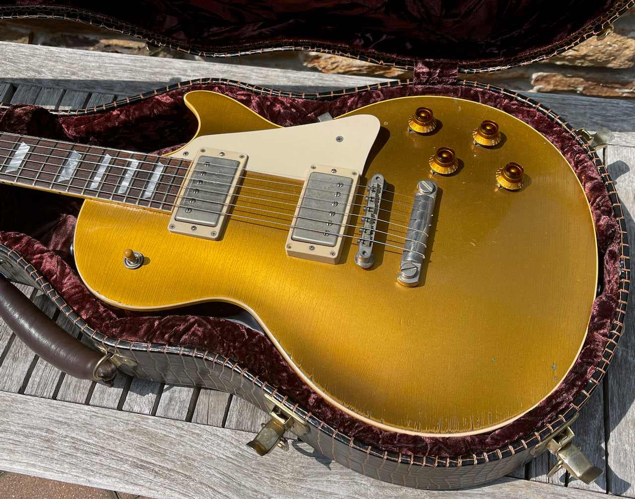 2002 Gibson 1957 Les Paul Reissue Dicky Betts Murphy Ultra Aged Goldto ...