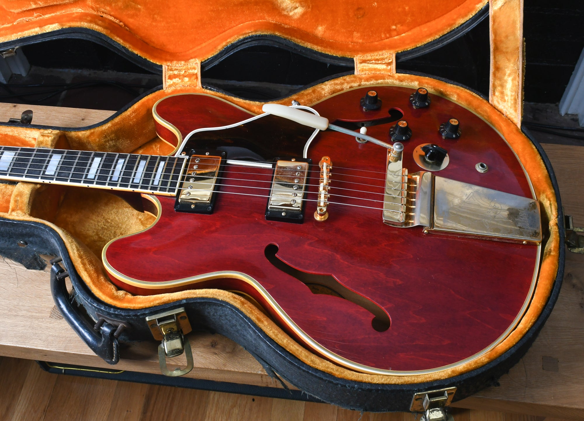 1968 Gibson ES-355 TDC Stereo Varitone Cherry – Watchtower Guitars