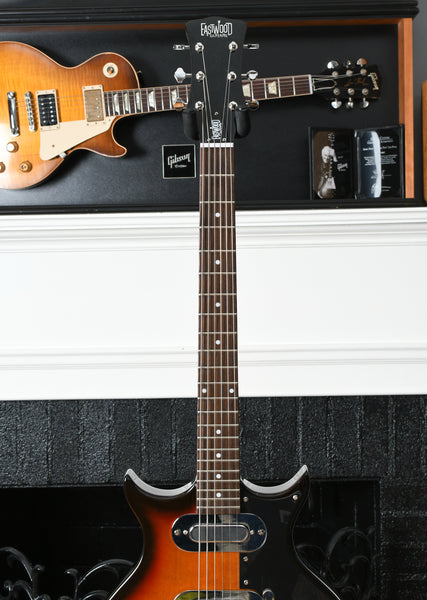 2016 Eastwood Marksman V Sunburst Gemini Pickups – Watchtower Guitars