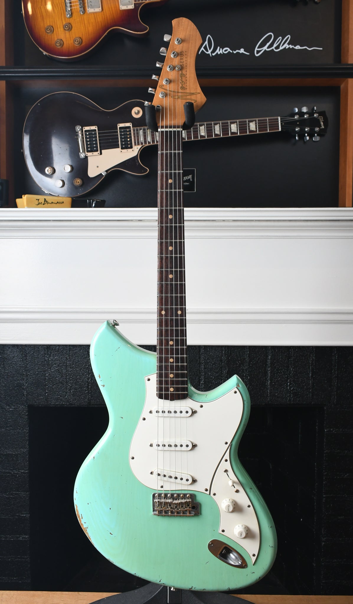 2015 Novo Guitars Serus S Seafoam Green Amalfitano Pickups – Watchtower ...
