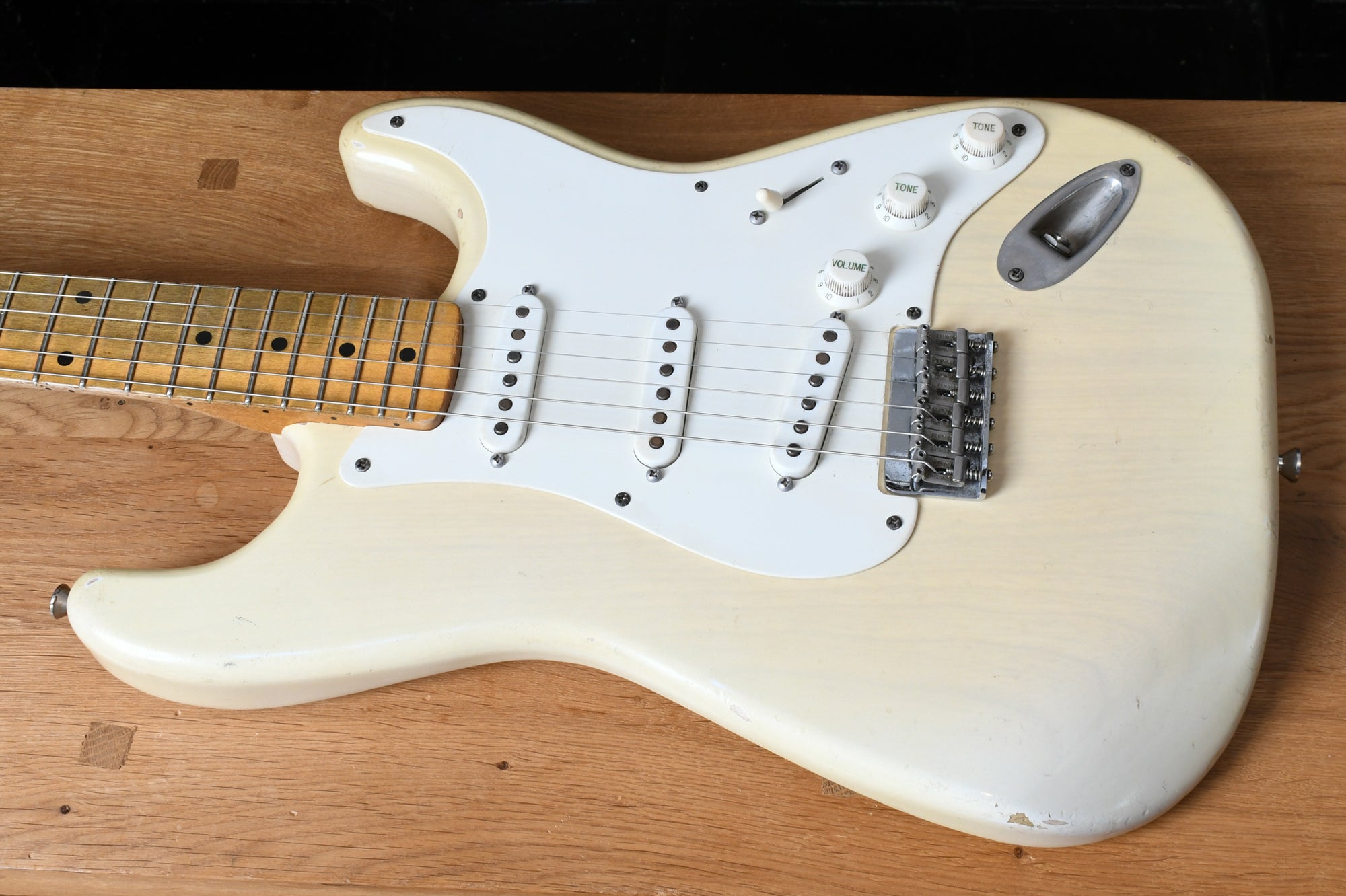 2022 Danocaster Double Cut Hardtail Blonde – Watchtower Guitars