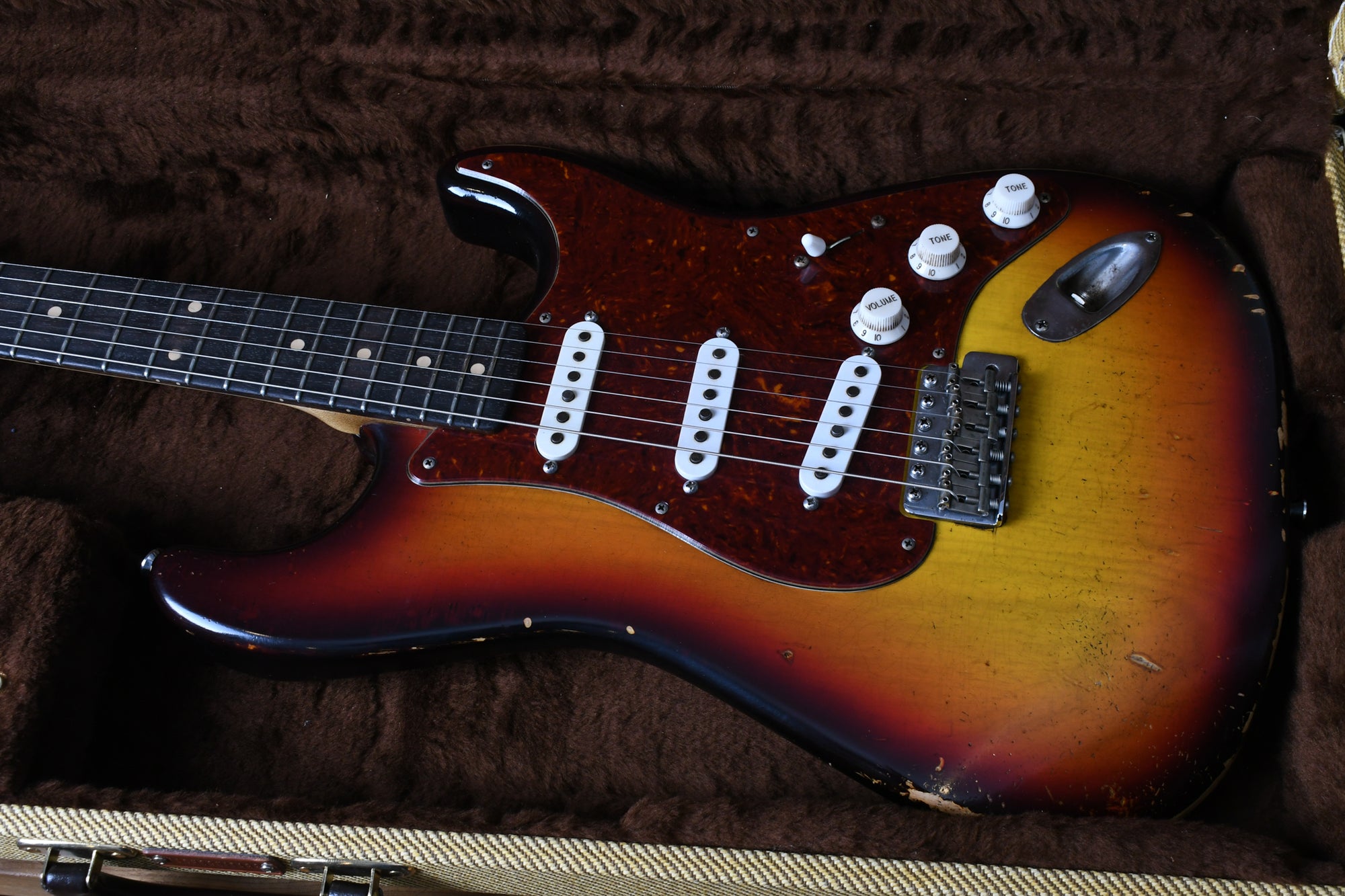 2021 Nacho Stratocaster Sunburst Tortoise pickguard #2265 – Watchtower ...
