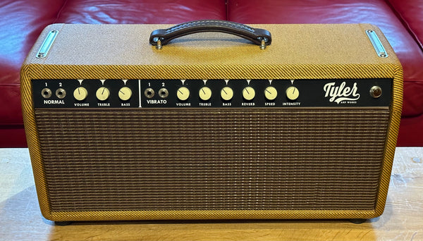 Tyler Amp Works JT-22 "Deluxe Reverb style" Head in Lacquered Tweed ...